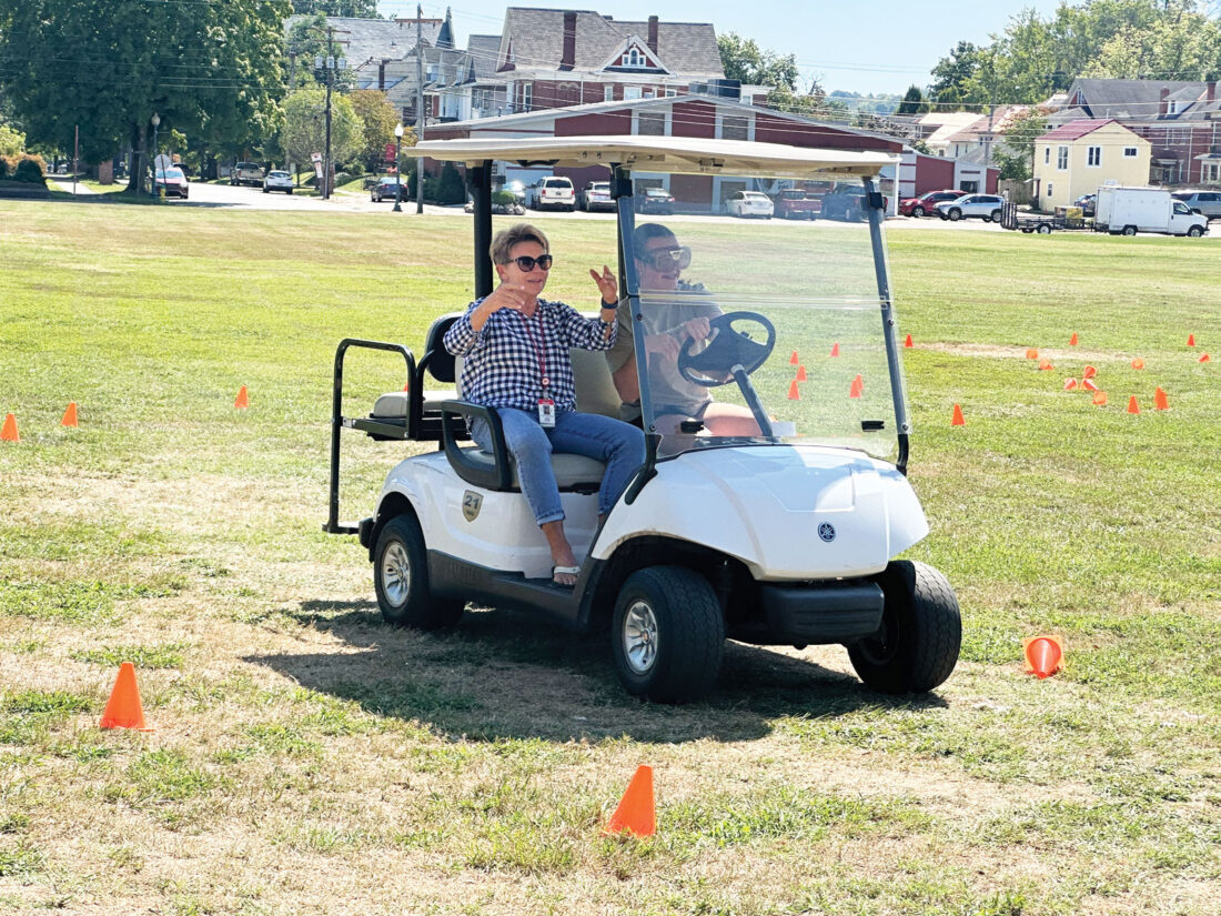 Drunk driving simulation a sobering experience for Parkersburg High ...